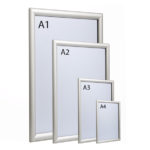 Clip Frames - Aluminium Clip Frames | Just Signage Online