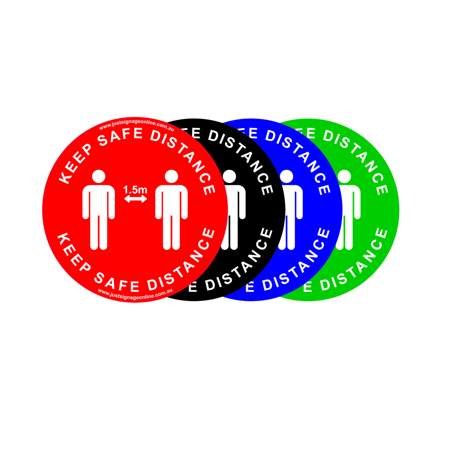 COVID Safe Floor Stickers | Just Signage Online